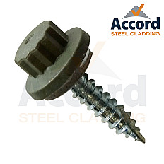 Moulded Coloured Headed Timber Screws - Accord Steel Cladding Ltd